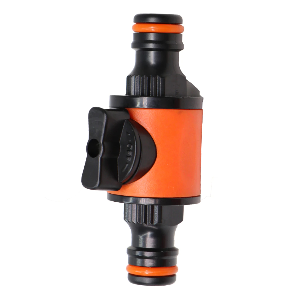 Quick-release Double-Way Water Pipe Joint connector with Shut-off Size ...