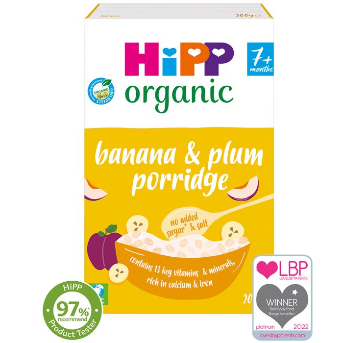 HiPP Organic Banana & Plum Porridge 7+ Months 200g | Daraz.lk