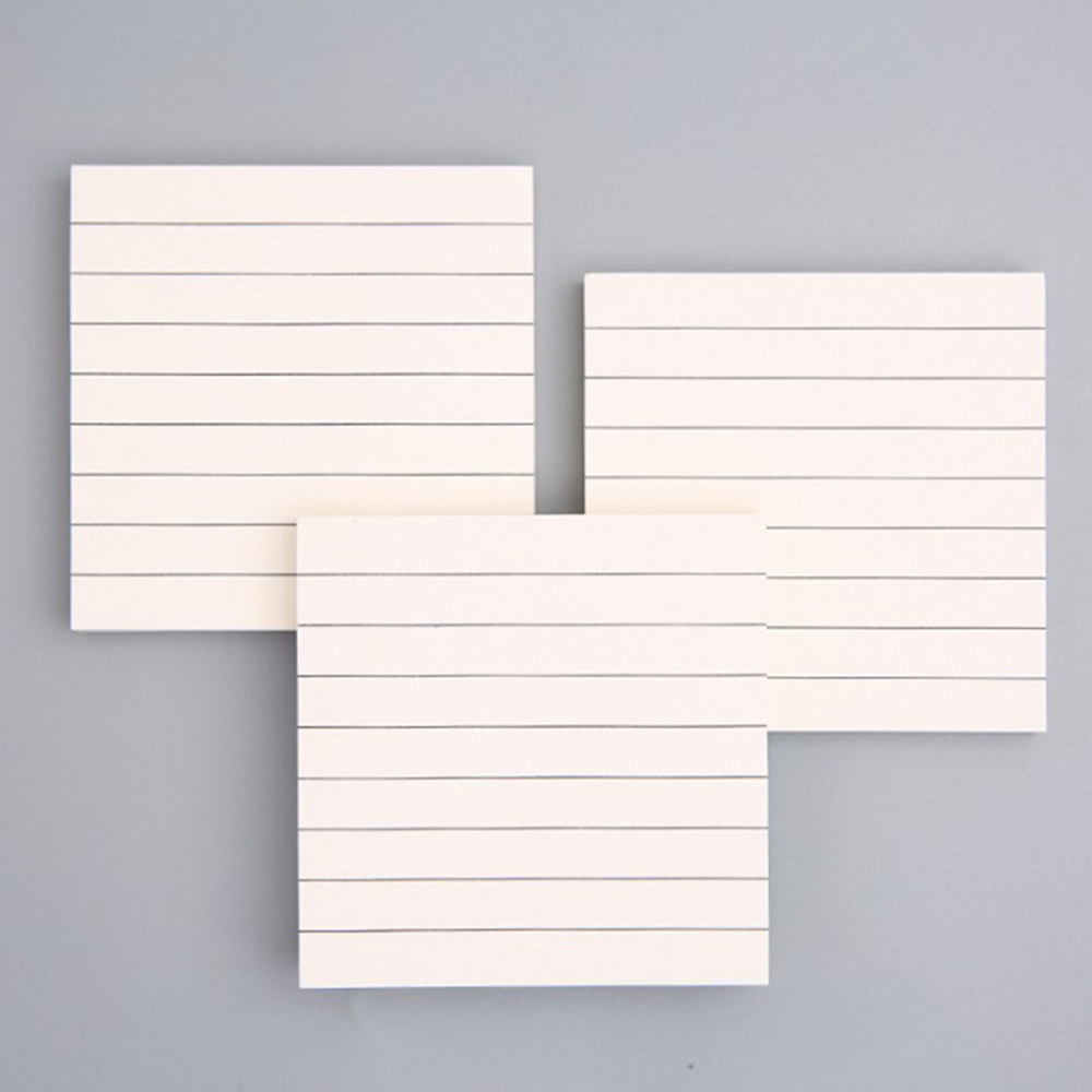 80 Sheets Post Sticky Notes School Supplies Blank Grid Horizontal Note ...