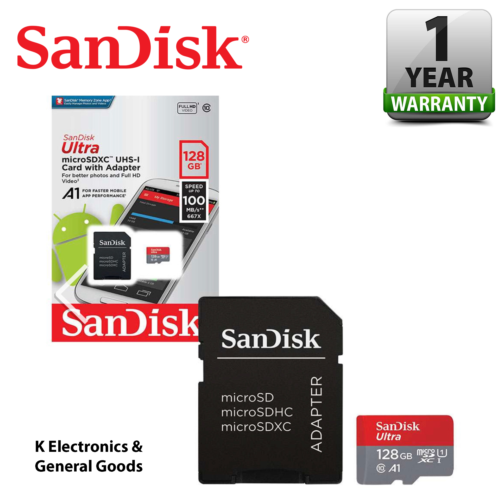 Micro SD Class-10 Ultra microSD UHS-I 8GB 16GB 32GB 64GB 128GB Memory ...
