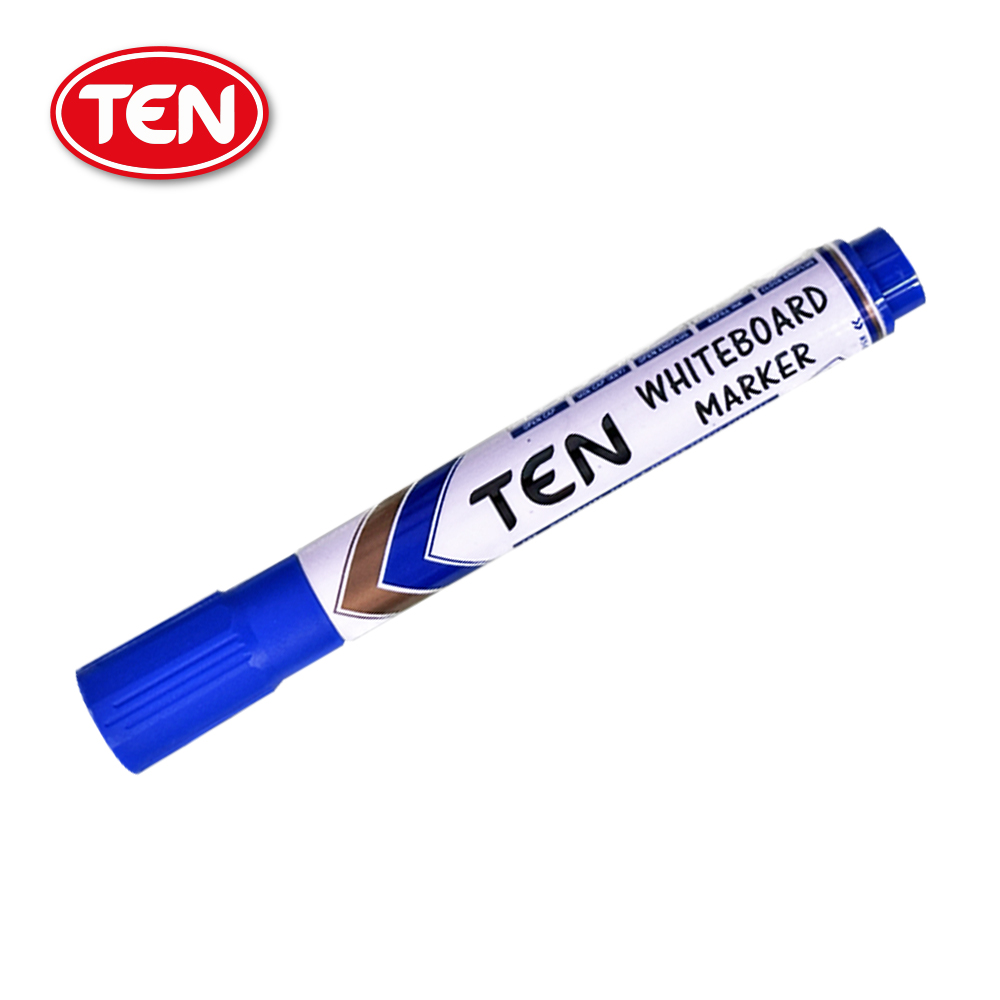 Ten Whiteboard Marker - Extra Long Writing - Blue | Black | Red | Green ...