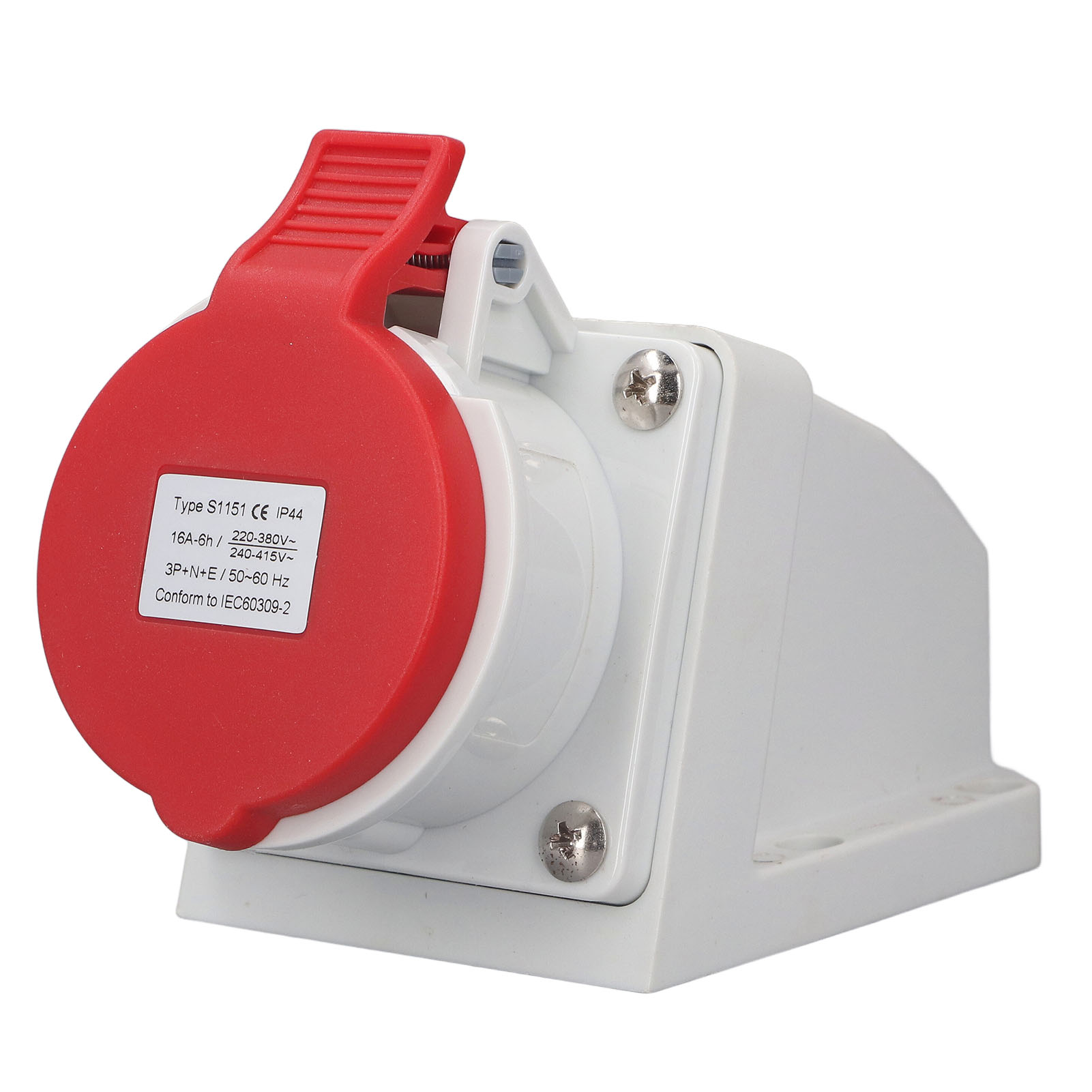 Surface Mount Power Socket 220-380V 240-415V Industrial Socket 5 Core ...