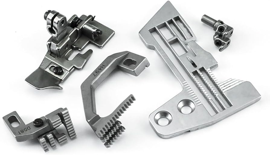 Gauge Set for SIRUBA 757 / 5 Thread Industrial Overlock Sewing Machine ...