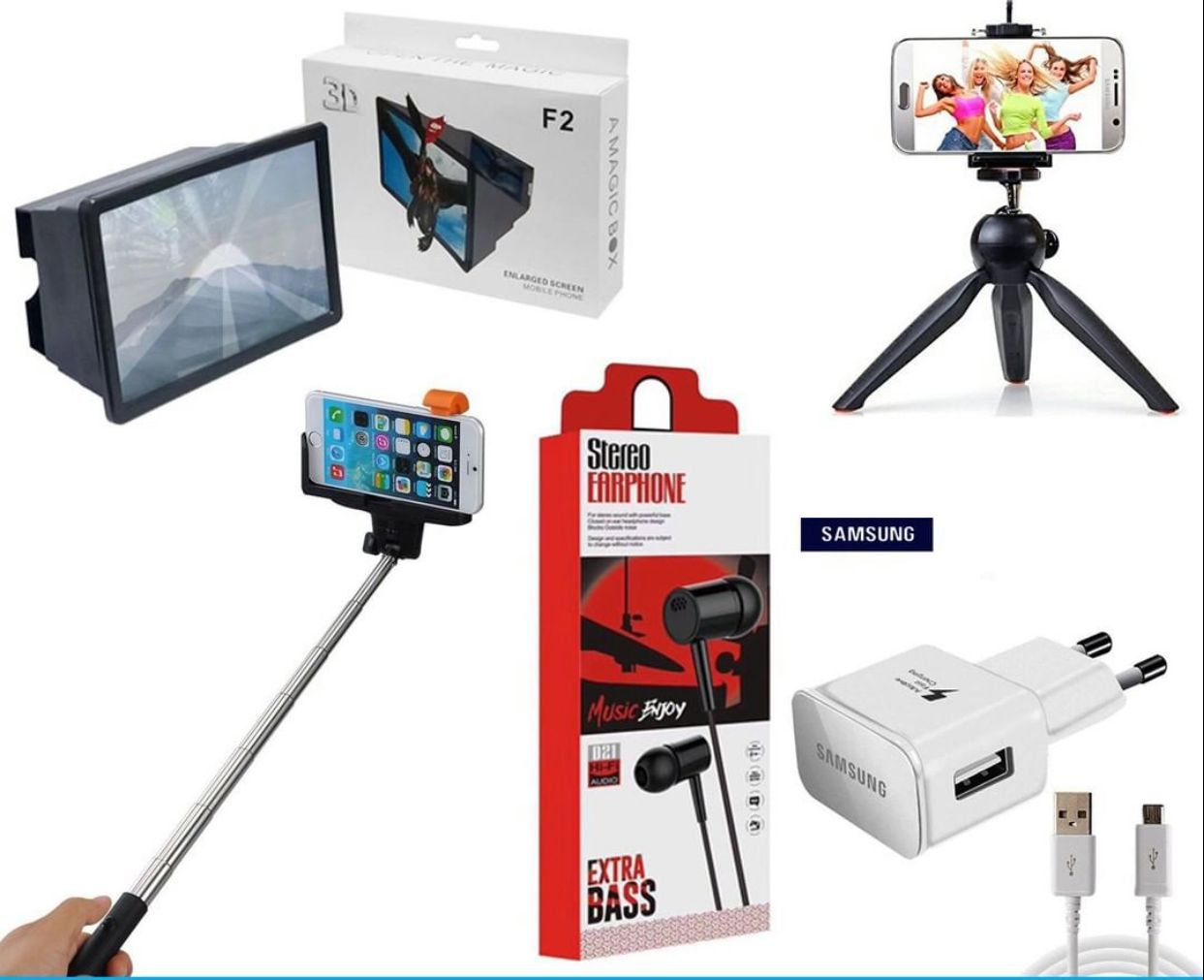 5 in 1 Mobile Accessories Combo | Daraz.lk