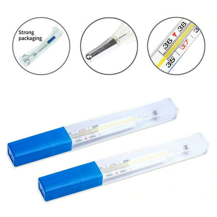 Thermometer Scale Traditional Glass Clinical Accuracy Body Cold UK ...