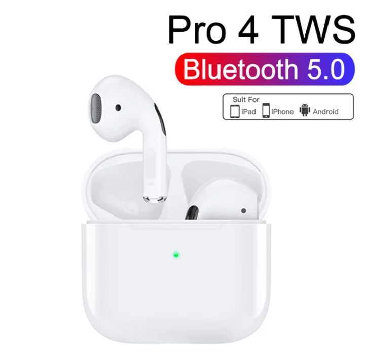 New TWS Pro 4 Bluetooth Earphones Wireless Headphones TWS Earburds ...
