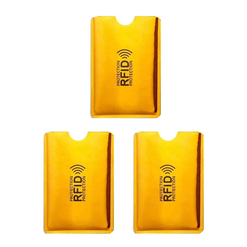 Anti RFID Wallet Blocking Reader Lock Bank Card Holder, Safe cover for ...