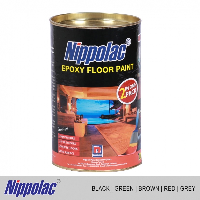 Epoxy Floor Paint 2 Pack Black - Nippolac | Daraz.lk