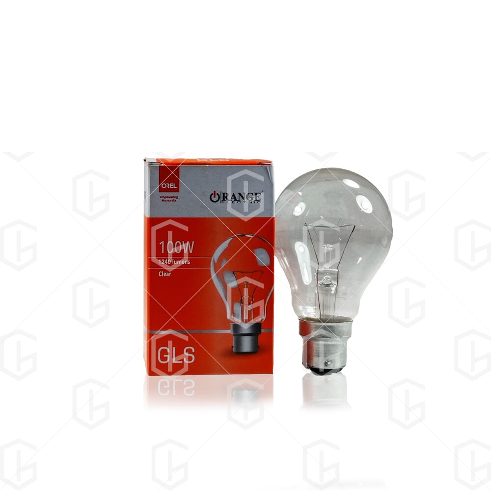 Orange Bulb 100W (pin type) | Daraz.lk