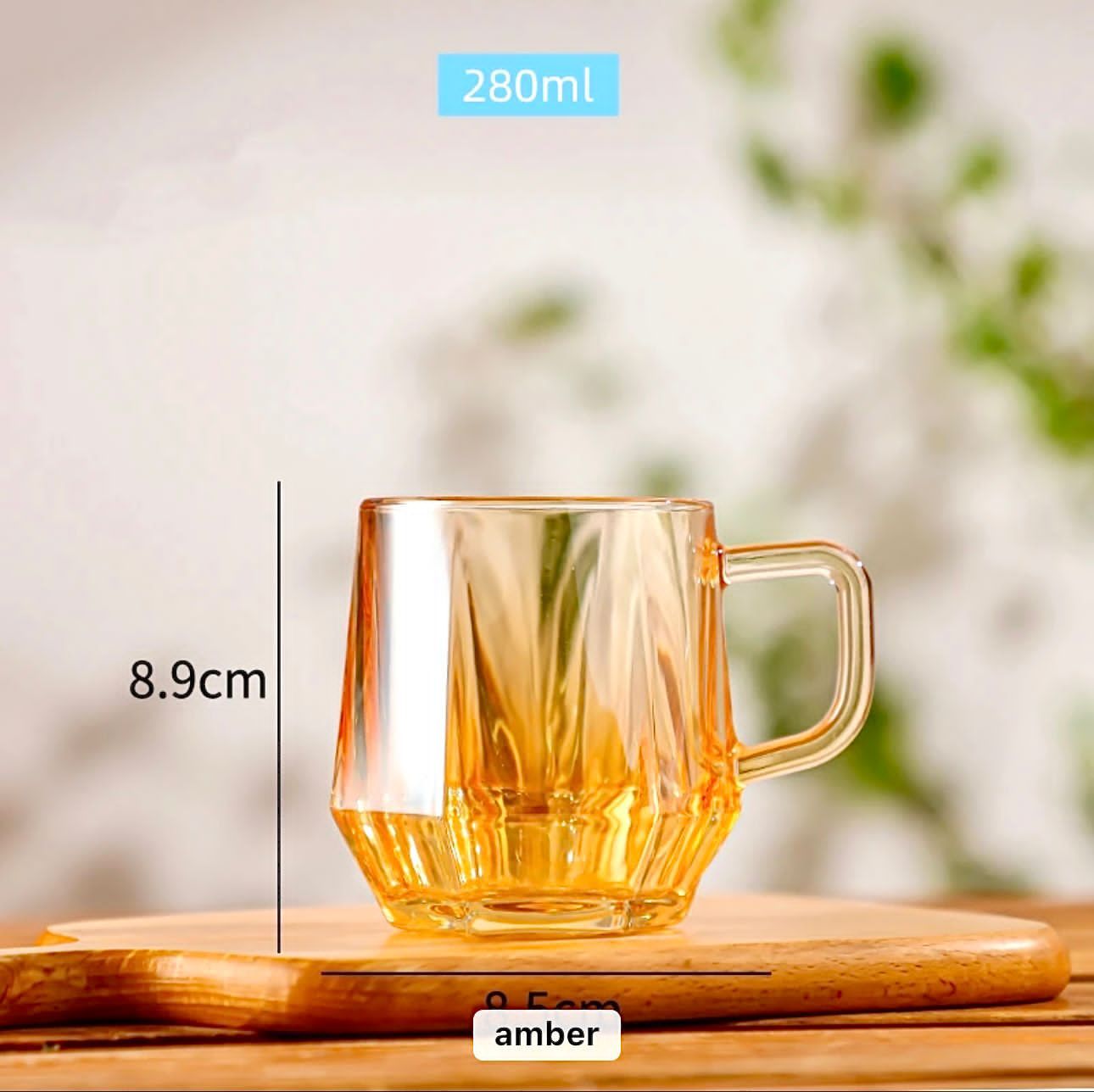 Buy Luxury Diamond Shape Crystal Glass Cup Set / Clear Diamond