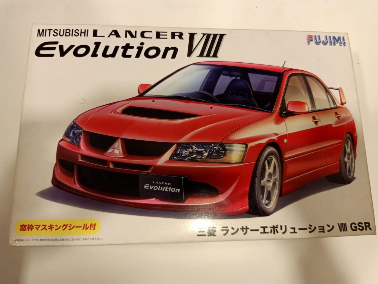 Mitsubishi Lancer Evolution VIII GSR w/Window Frame Masking Fujimi ...