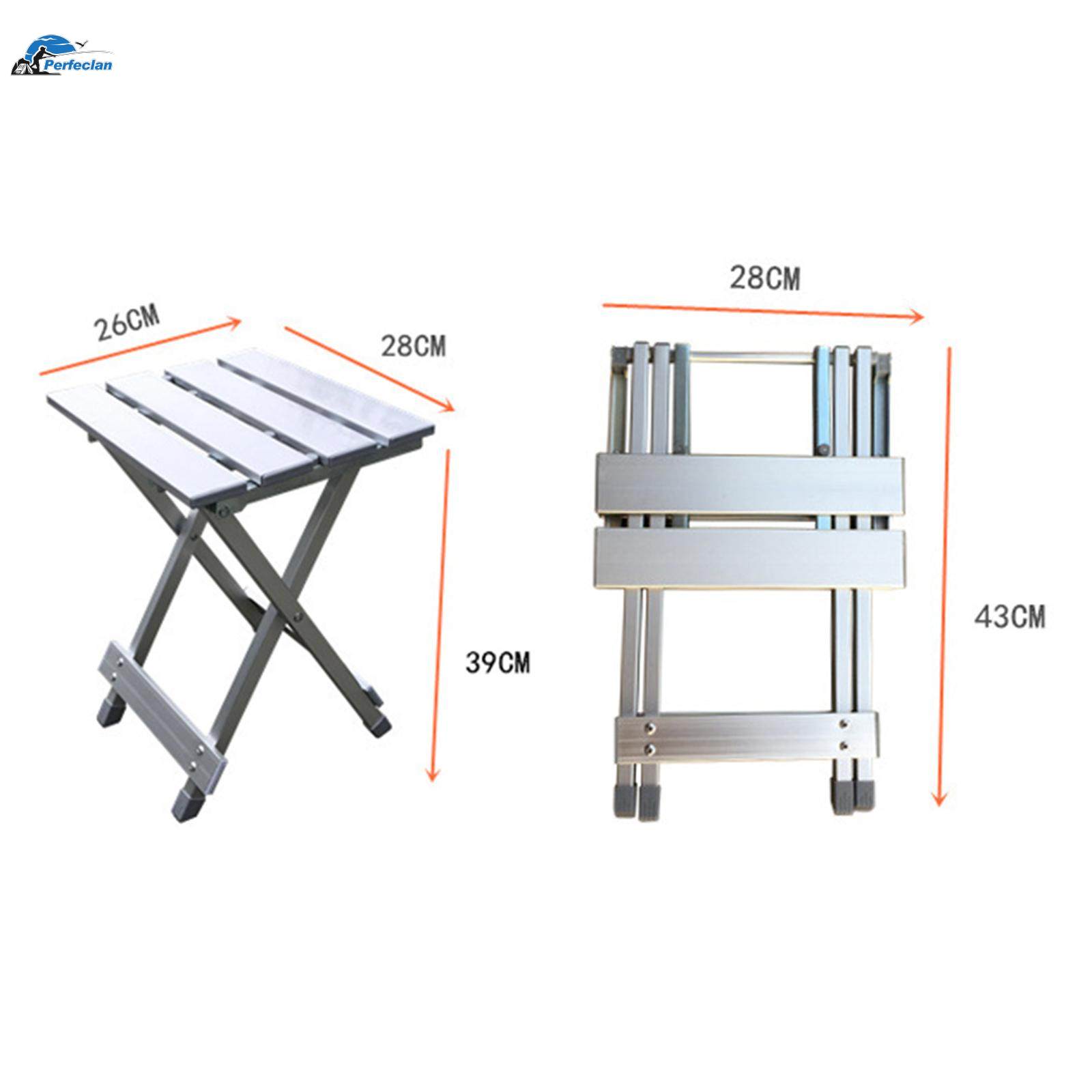 Folding Stool Aluminum Alloy Camp Stool Lightweight Camping Stool ...
