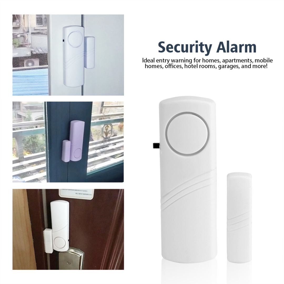 Wireless Door Window Safety Contact Magnetic Security Alarm Door Door ...