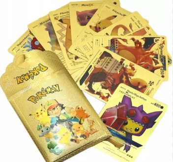 Pokemon Plastic Cards Pack - 10/55 Cards High Quality Pokemon Playing ...