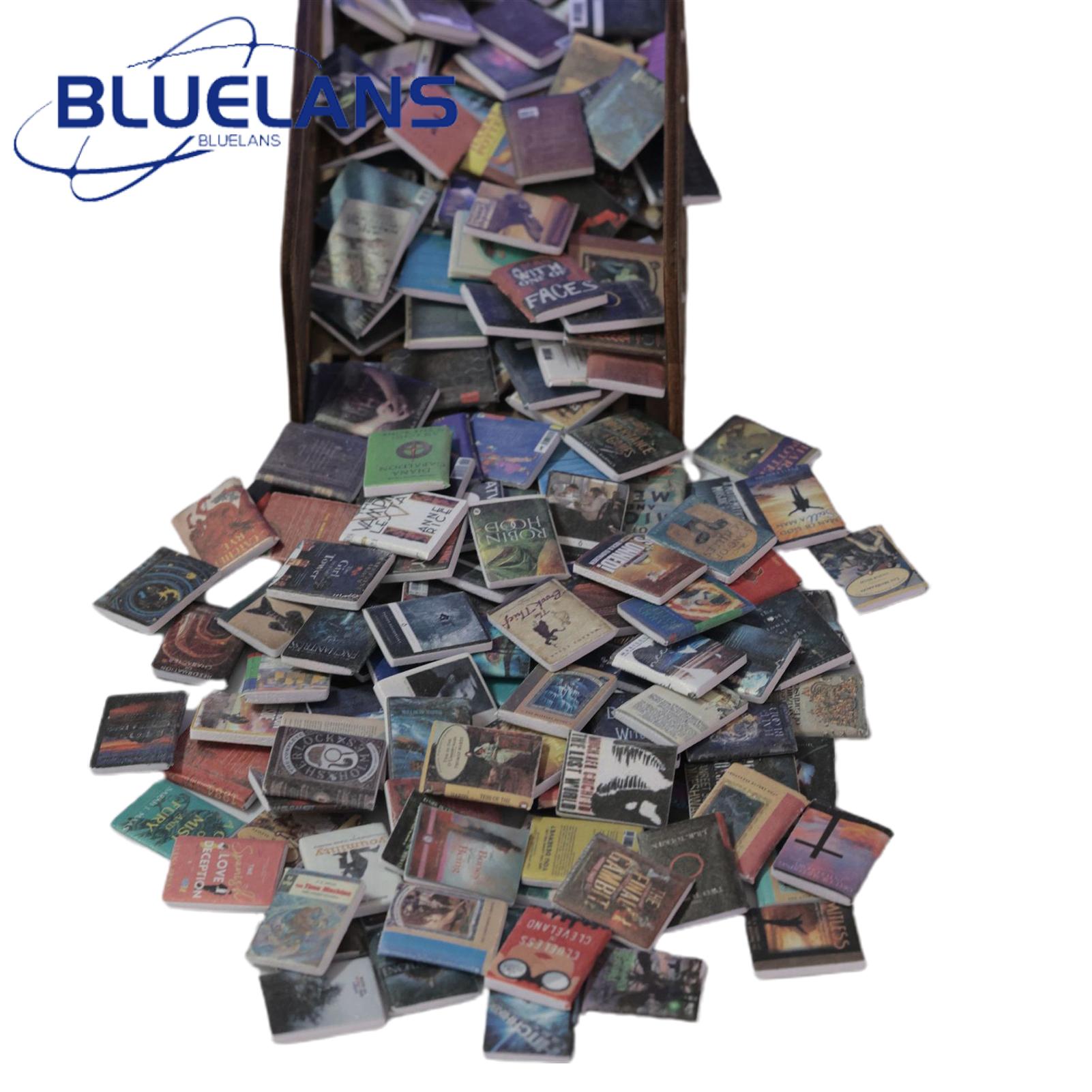 Miniature Book Set 200pcs Miniature Book Model Dollhouse Accessories ...