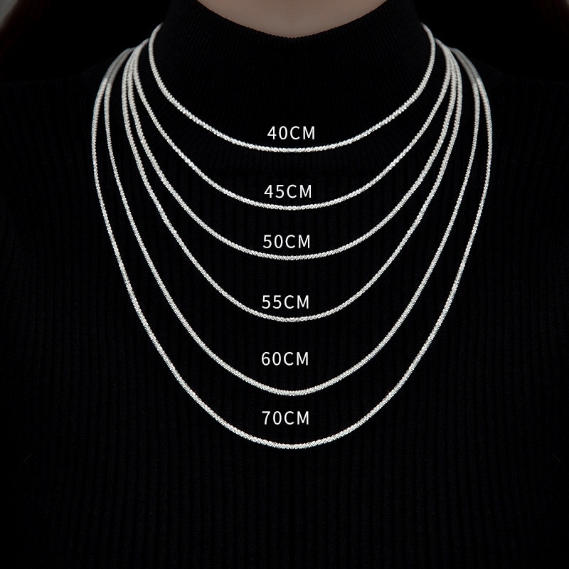 50cm chain on neck store
