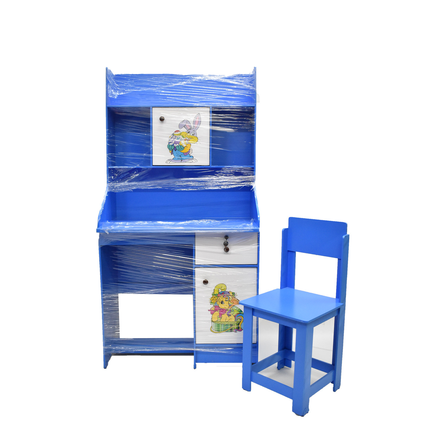 Baby Writing Table & Chair With Racks & Darwers | Daraz.lk