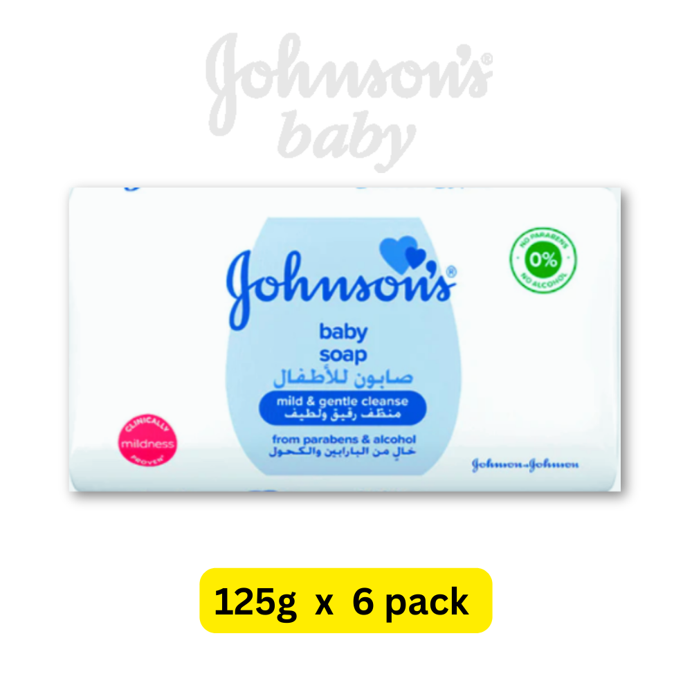 Johnsons BABY Soap pack of 6 125g | Daraz.lk