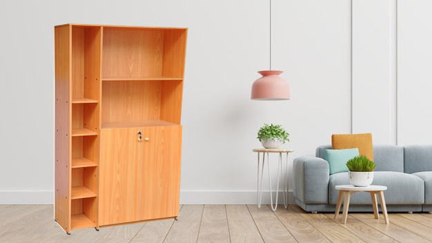 73-Melamine Book Rack & cupboard & Rack - large - 5 years warranty ...