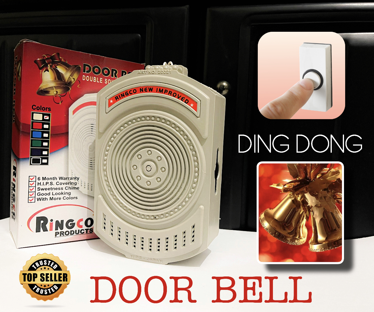 Ringco Door Bell ,Ding Dong Bell, Door Bell, | Daraz.lk