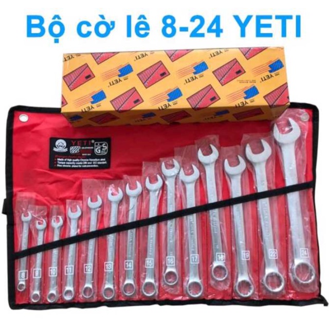 imagsy 14pcs Yeti® USA Combination Wrench Spanner Tool 8mm to 24mm ...
