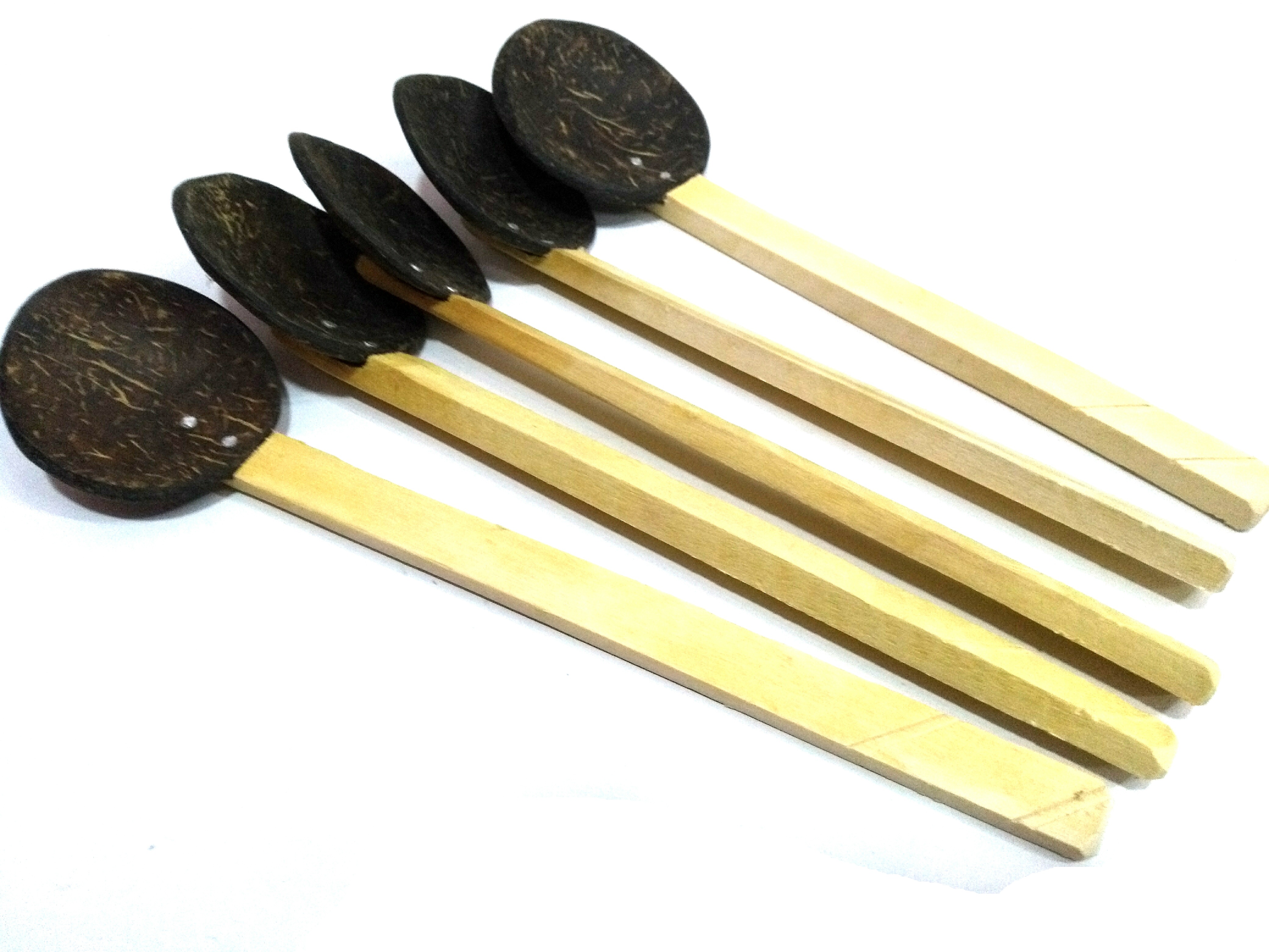 Coconut shell Spoons 5 | Daraz.lk