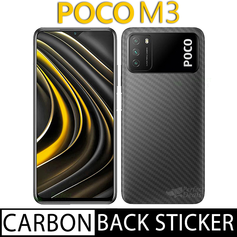 Mongo High Quality Xiaomi Mi POCO M3 Carbon Fiber Transparent Film ...