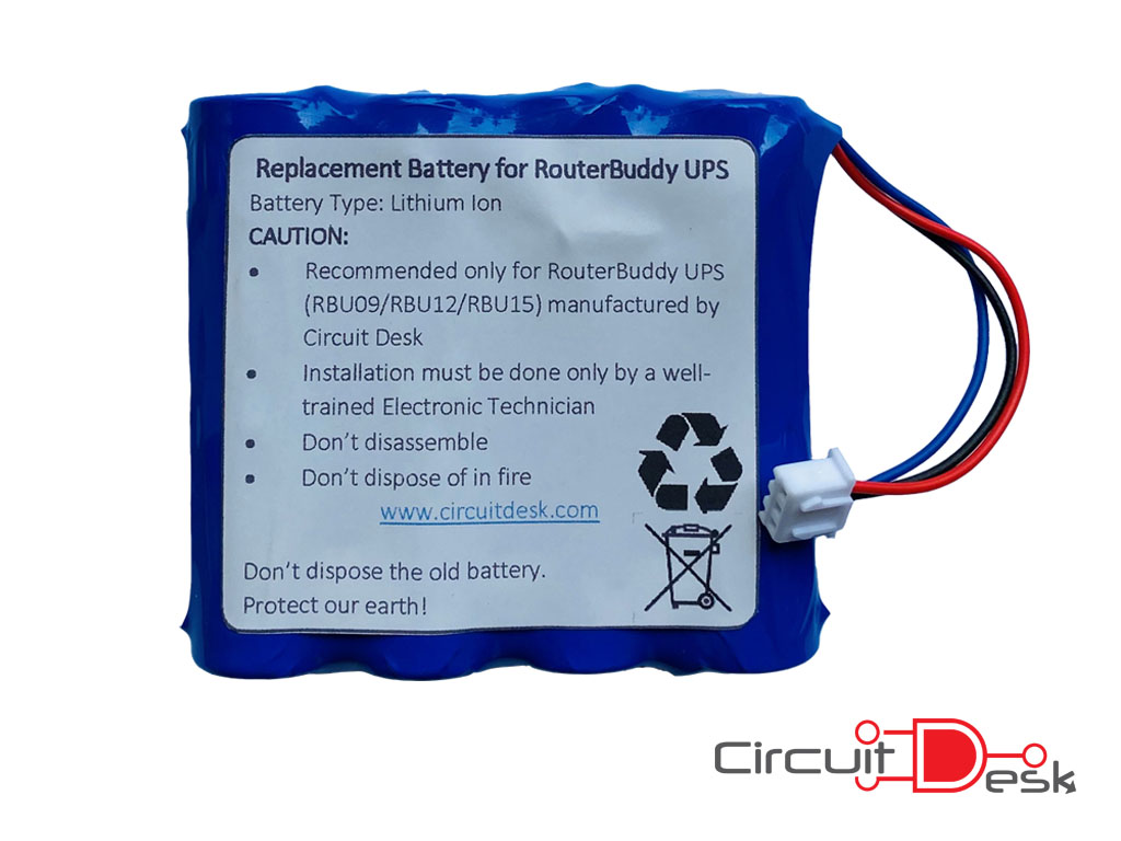Replacement Battery Pack for RouterBuddy UPS | Daraz.lk