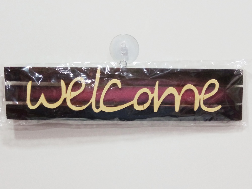 Wooden Sign board " Welcome" | Daraz.lk