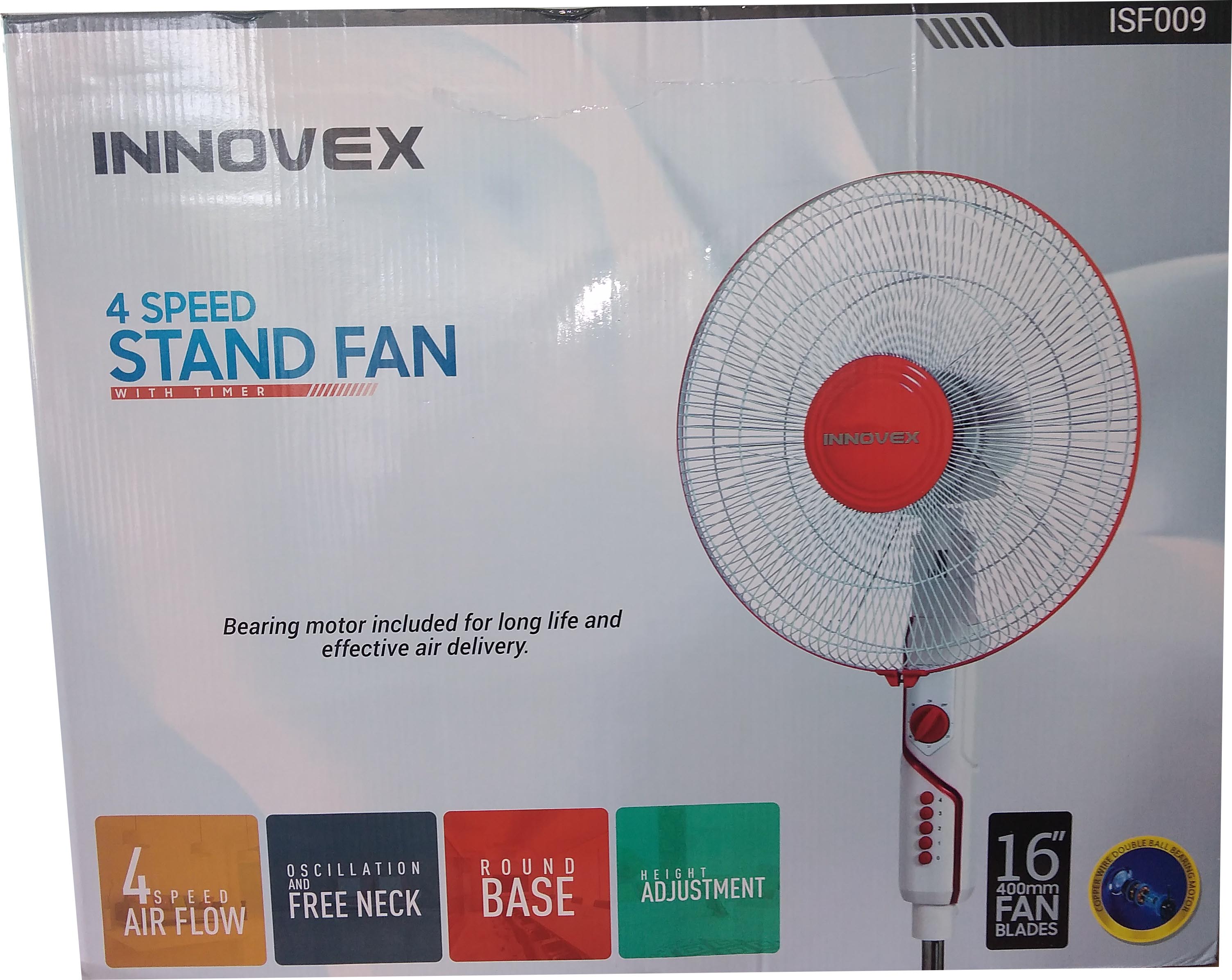 Innovex Stand Fan 16" 5 Blade Isf009 | Daraz.lk