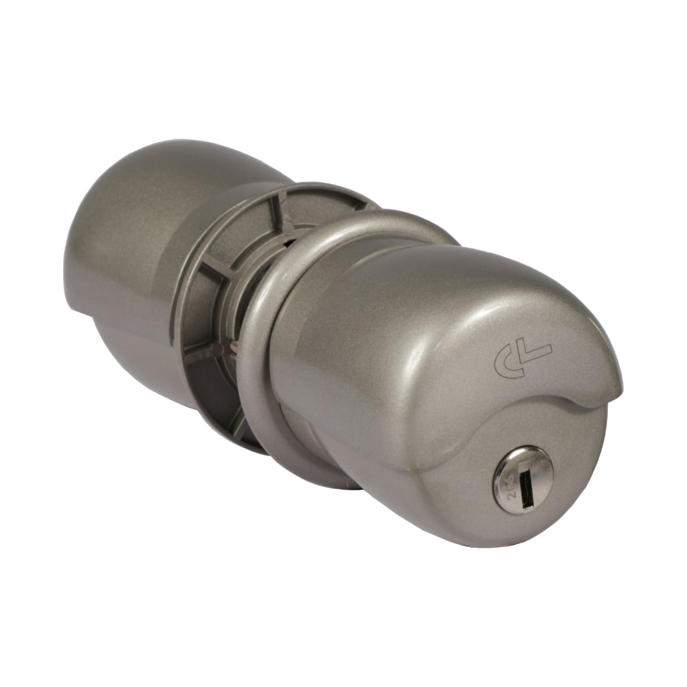 Cylindrical Round Door Lock with Key - Stain / Silver Door Lock / Round ...